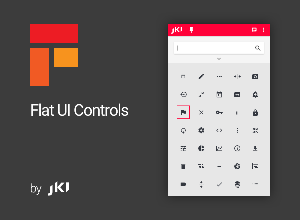 JKI Flat UI Controls Toolkit